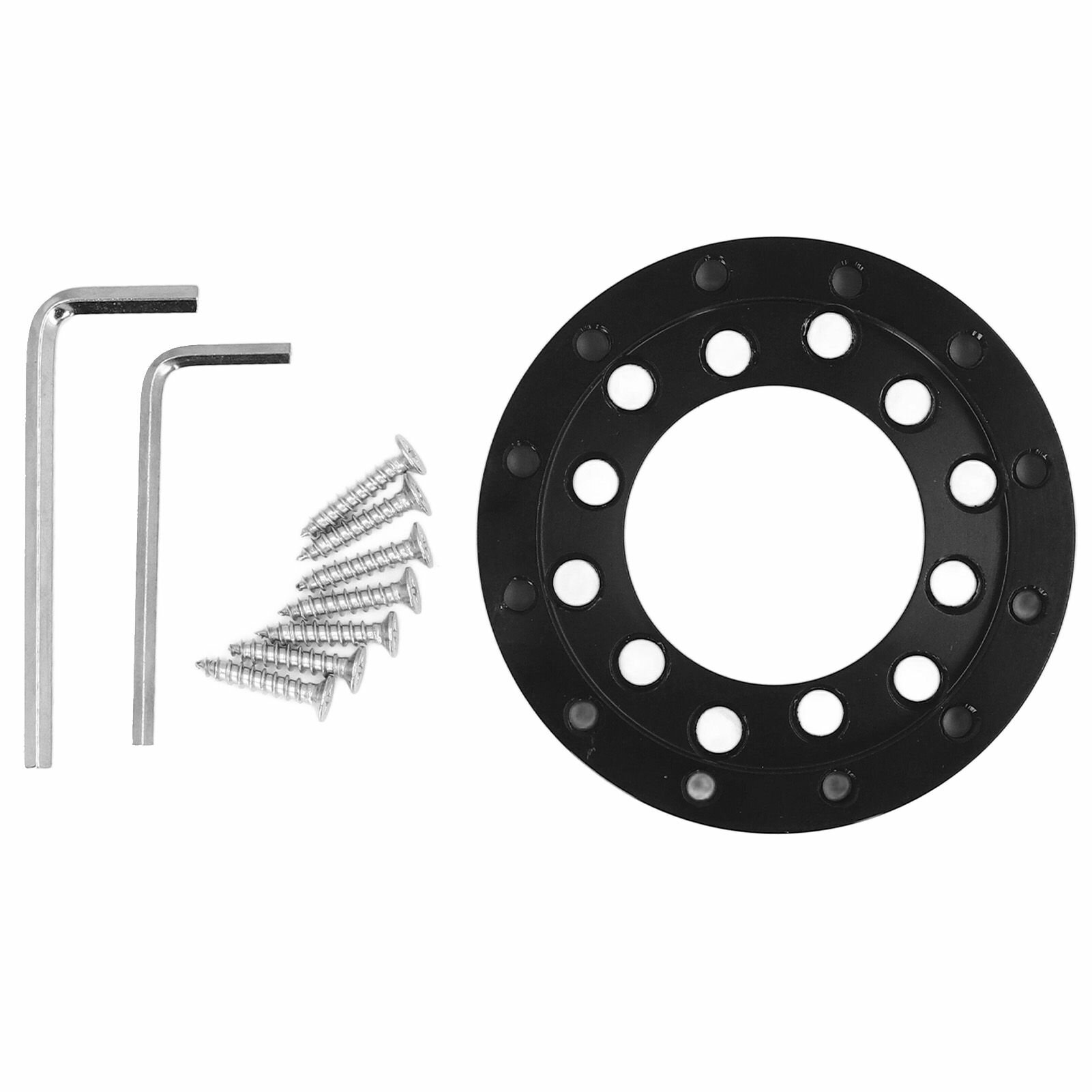 Переходная пластина для руля, сплав, 70мм, для Logitech G25/G27, черная