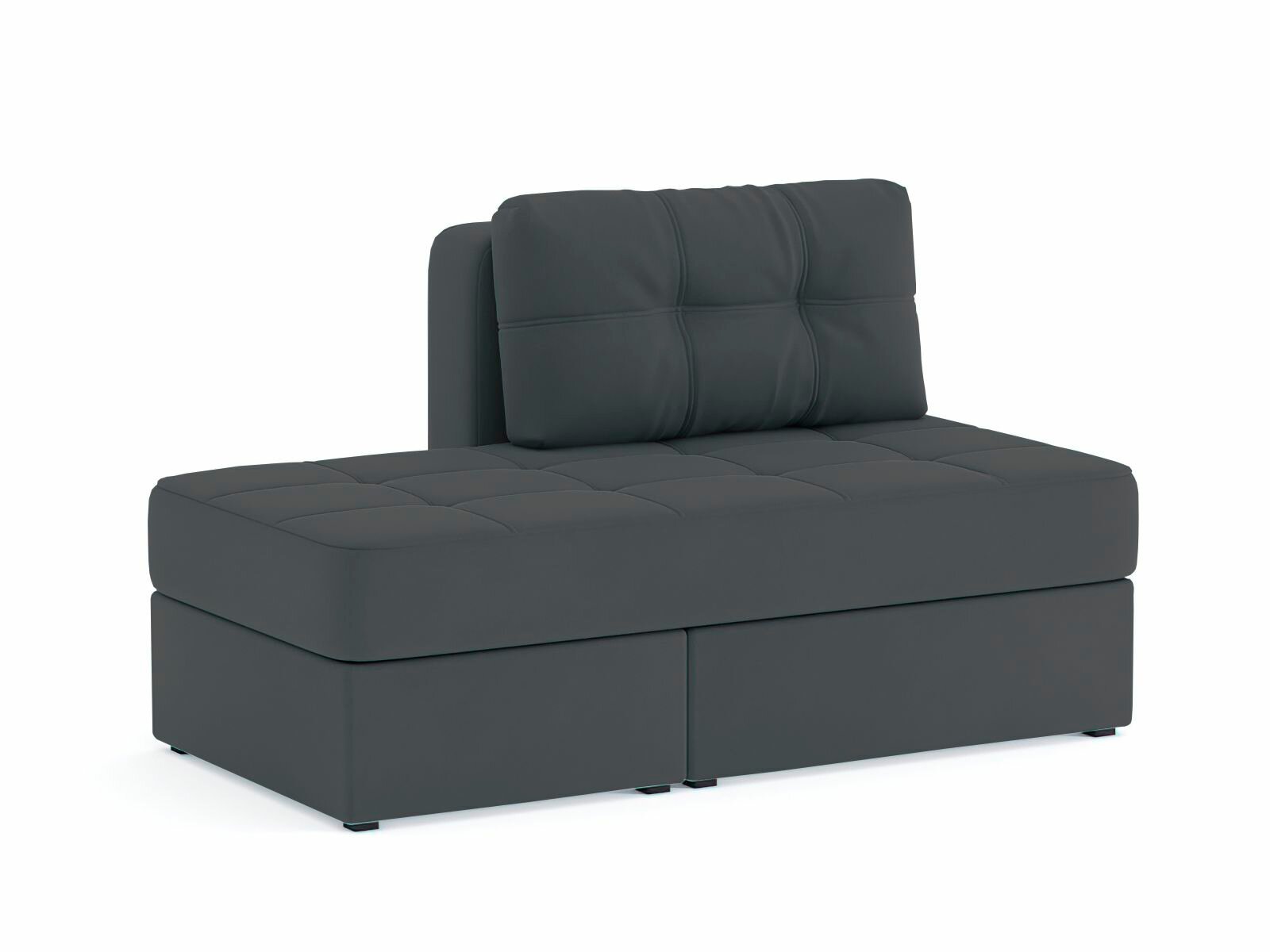 Диван - кровать Оливер Уно, еврокнижка - трансформер, 127*93*92, велюр Зара Грей 18