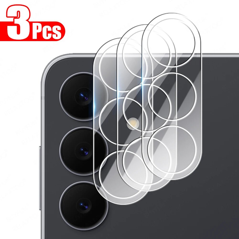 3 шт. прозрачные пленки для объектива для Samsung Galaxy S25 FE Sumsung S25FE S 25 25FE GalaxyS25fe 2025 3D стеклянная защитная пленка для камеры SamsungS25fe