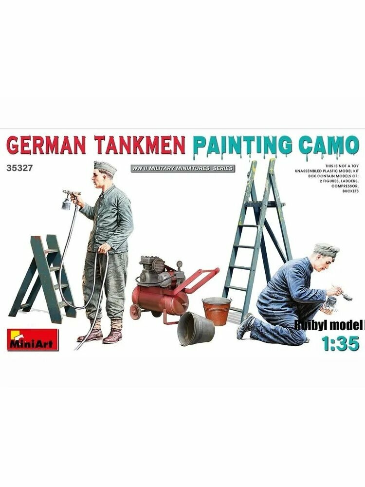 MINIART 35327 1/35 Камуфляжная раскраска немецкого солдата-танкиста