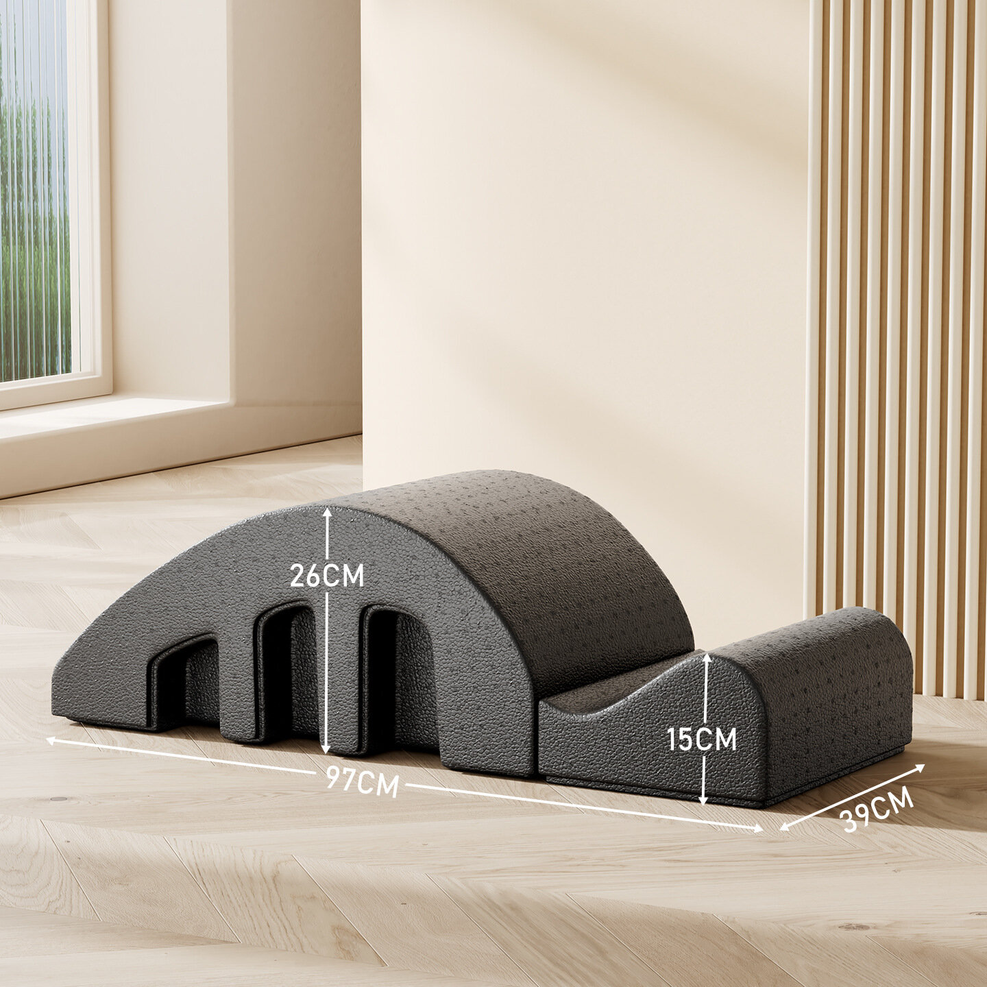 Корректор позвоночника для пилатеса, оборудование для облегчения поясничного отдела, растяжка позвоночника, упражнения йоги, арка тракции, сколиоз