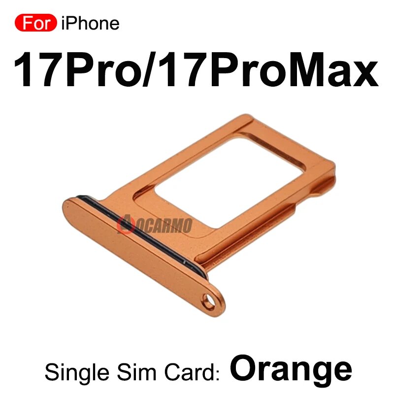 Лоток SIM-карты Orange для iPhone 17 Pro/17 Pro Max (Single)