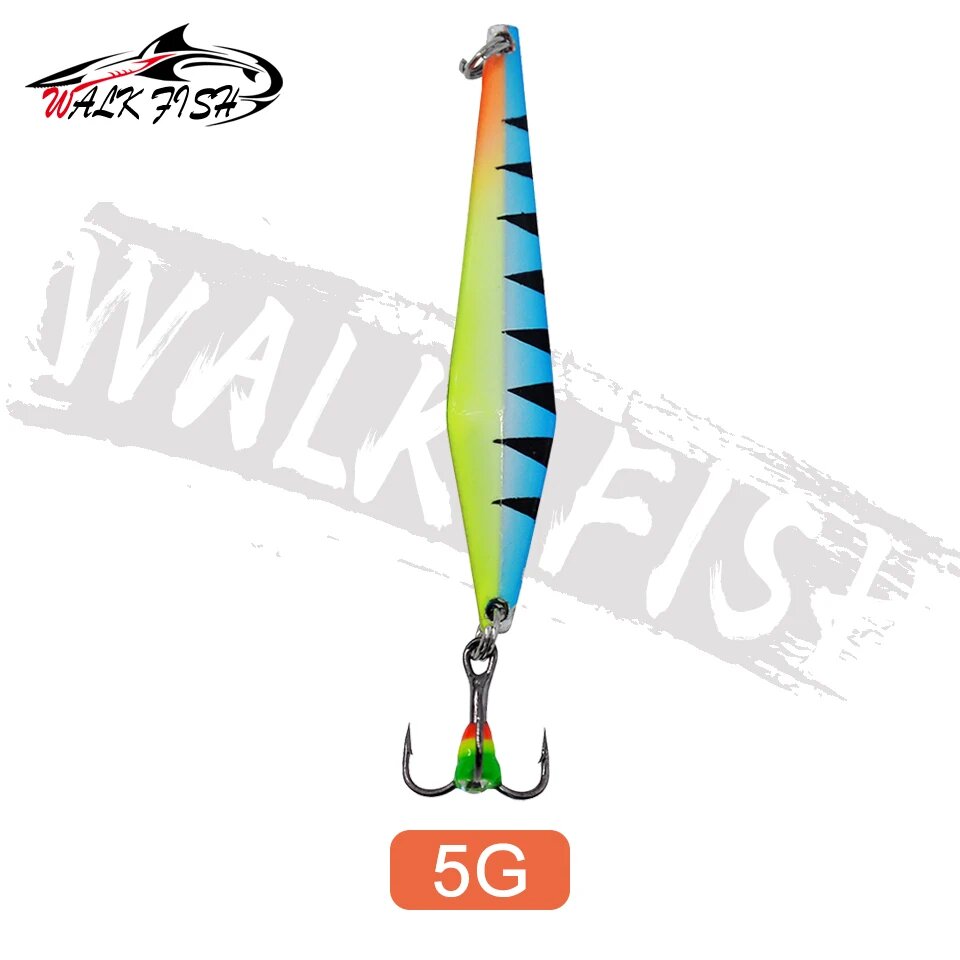 WALK FISH новая зимняя металлическая ложка 5 г/10 г приманка для зимней рыбалки искусственная жесткая приманка для рыбалки микрообъект приманка рыболовные снасти приманка