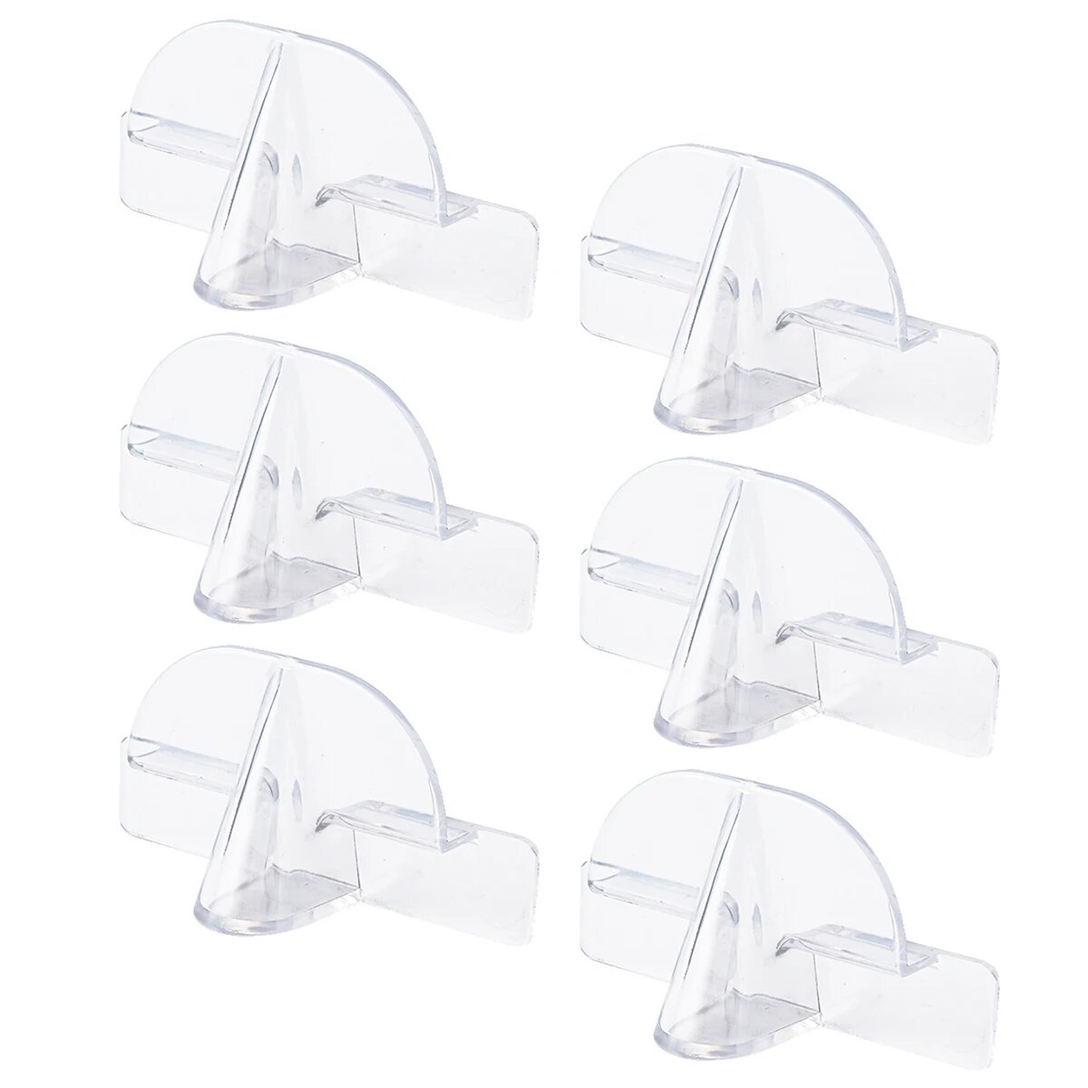 Прозрачная пластиковая подставка для очков 6pcs