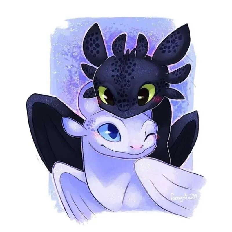 Алмазная Мозаика "Как Приручить Своего Дракона" 40х50 См Алмазная Вышивка / Картина Стразами Подарков / Украшения