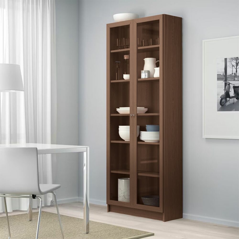 Фиеста К Шкаф Билли 20 FS орех экко дизайн IKEA