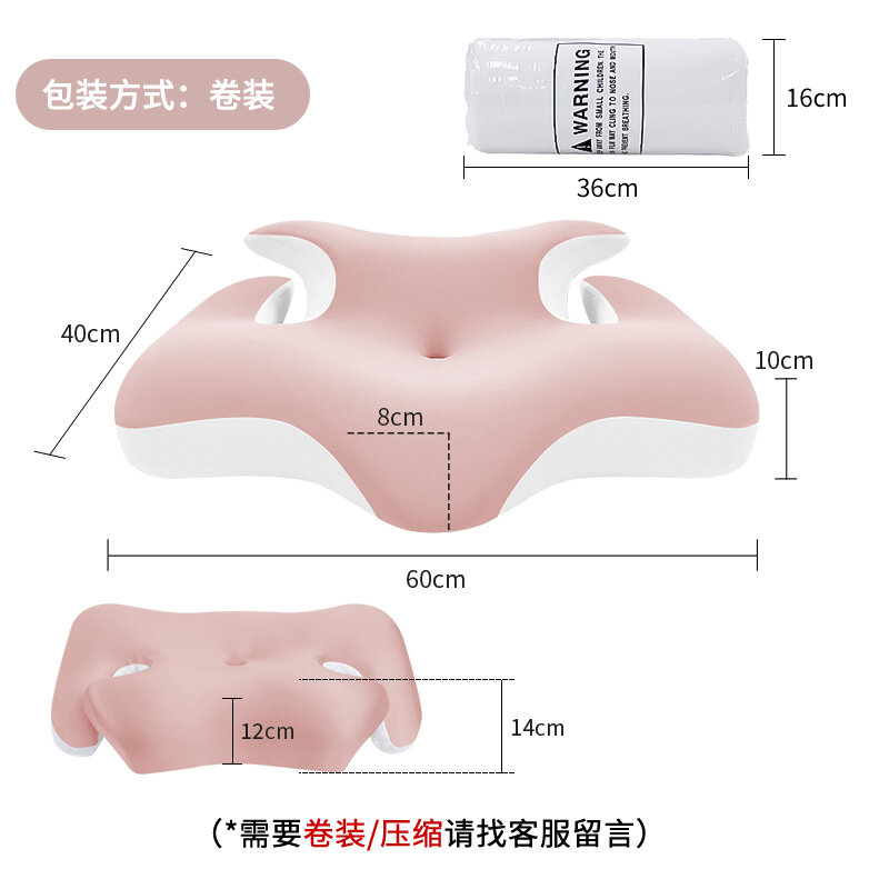 Подушка для поддержки шеи Amazon, память формы, запатентованная, высокая, не сминающаяся, поддержка шеи, медленное восстановление, пена с эффектом памяти, подушка для сна