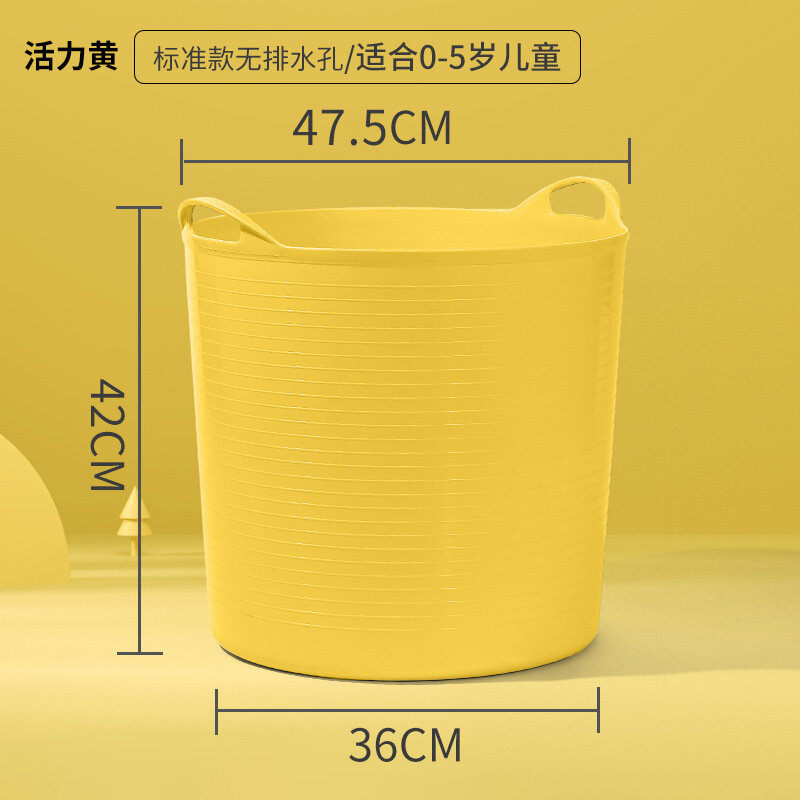 0-5 лет Детская ванночка для купания, ведро для купания детей, большая ванна, в которой дети могут сидеть, ручная поднятая изолированная ванна