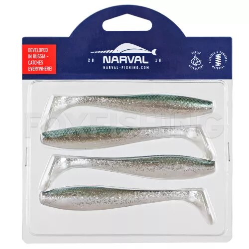 Силиконовая приманка Narval Choppy Tail 12cm #012 4шт.