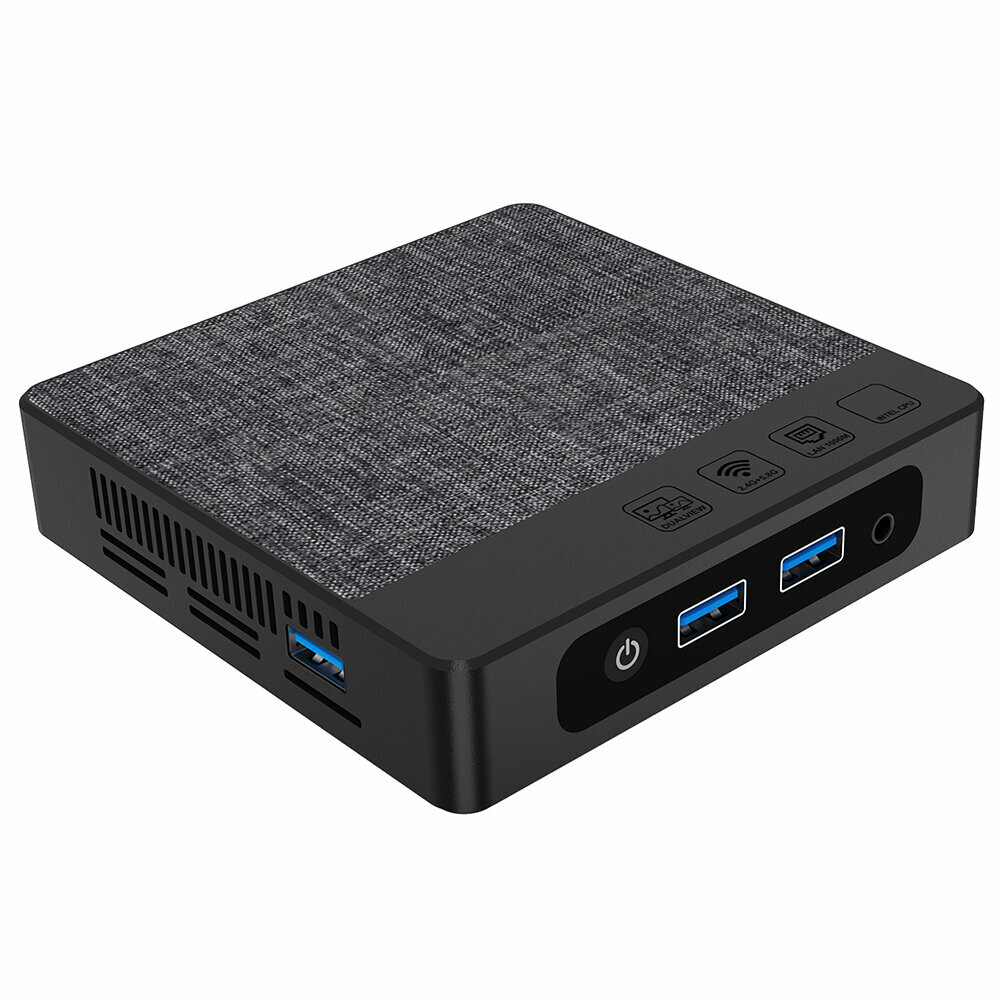 Mini PC Windows 11 Intel Gemini Lake N4020C 6G LPDDR4 64G EMMC 256G SSD Поддержка Двух Экранов 4K Wi-Fi BT для Бизнеса Домашнего Офиса Семьи