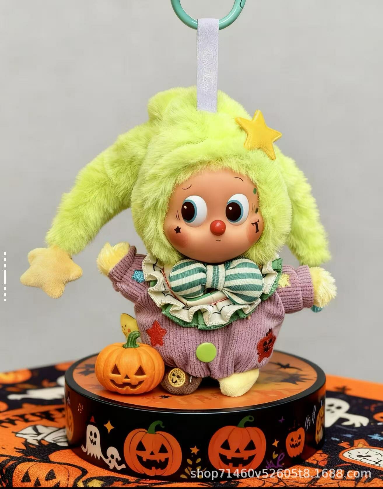 Лабубу чему ТАК серьезно Серия Хэллоуинского Клоуна Слепой Бокс Виниловая Плюшевая Кукла Подвеска