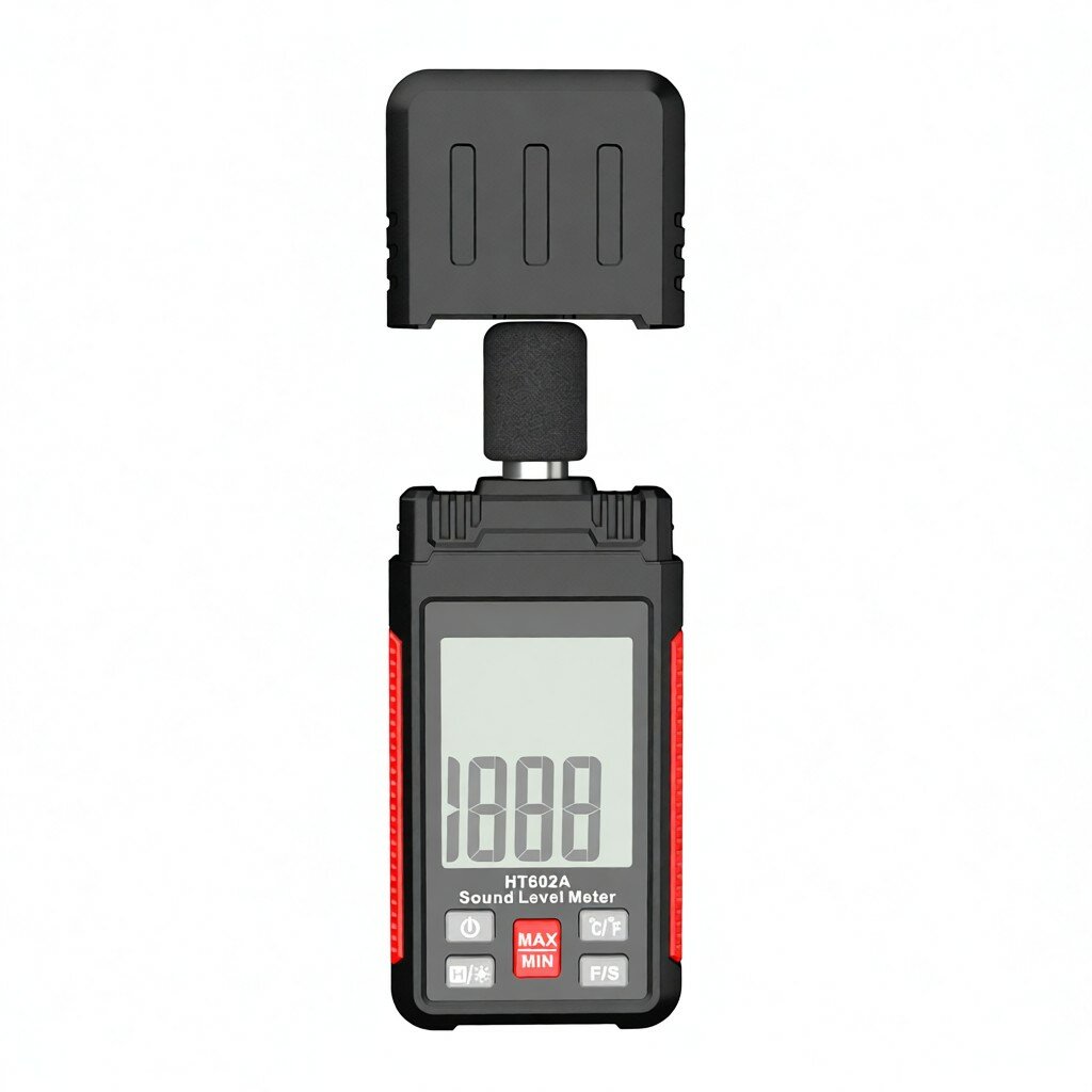 HABOTEST HT602 Дигитальный шумомер с LCD-дисплеем 2.2 дюйма для измерения уровня звука 30-130 дБ, измеритель громкости шума, измерительный прибор