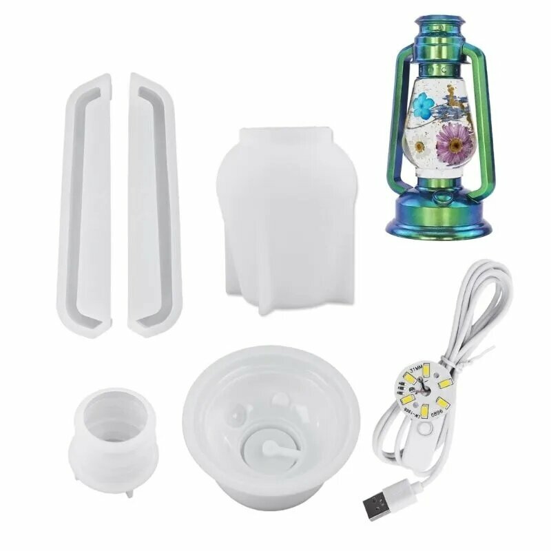 Набор силиконовых форм для создания кристальных эпоксидных масляных ламп, ночники рукоделия