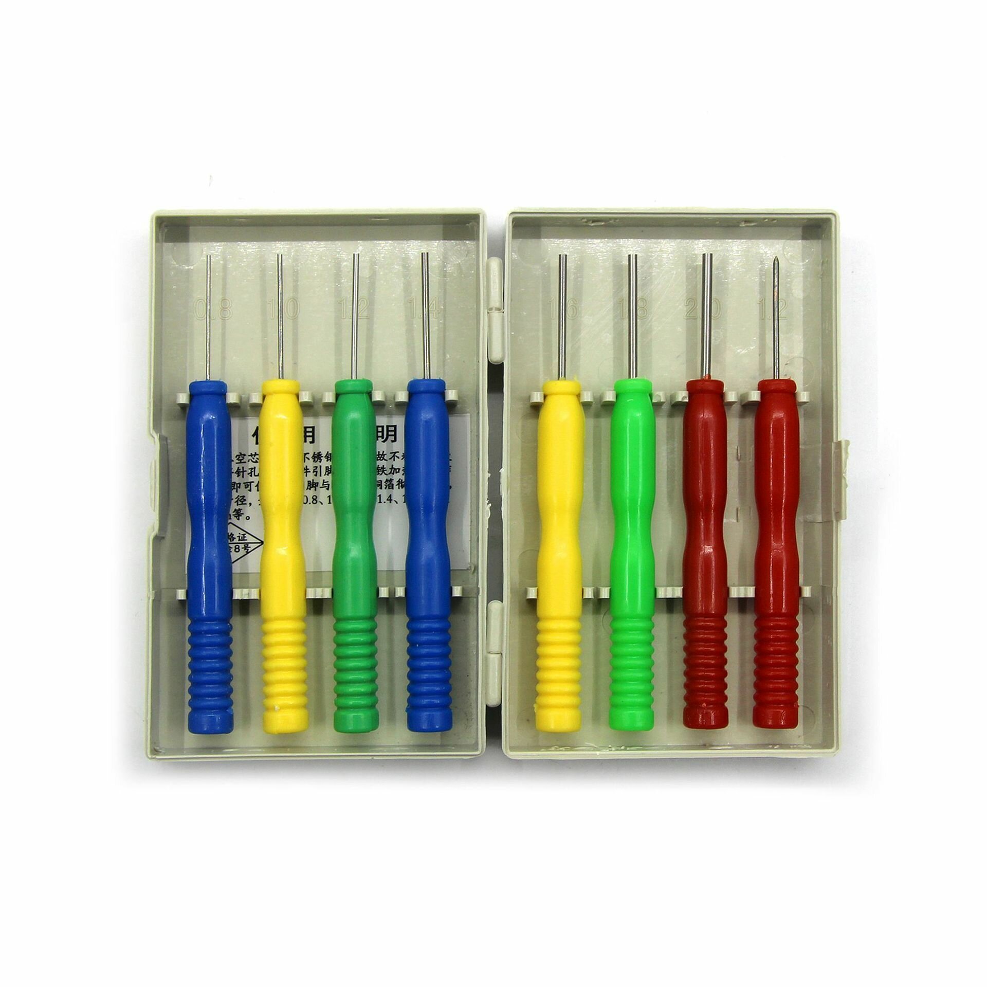 8 шт./набор полые иглы из нержавеющей стали, ручной инструмент для выпайки компонентов