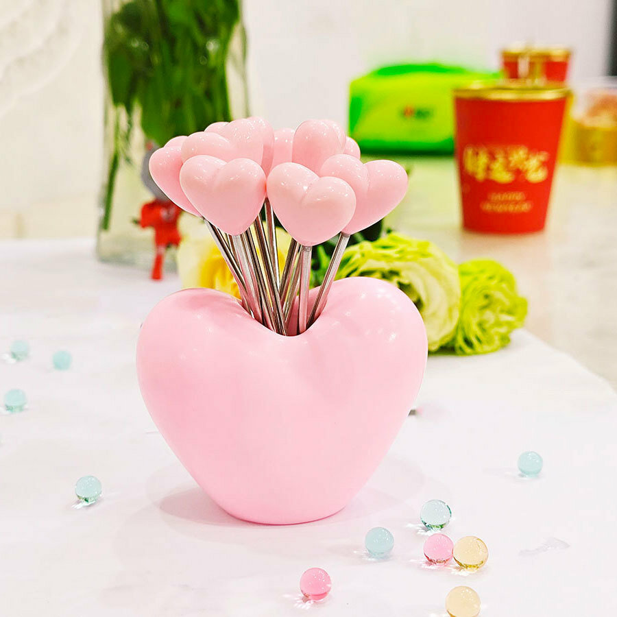 Вилка для фруктов из нержавеющей стали креативная домашняя Западная вилка для торта Десертная Вилка Подарочный костюм