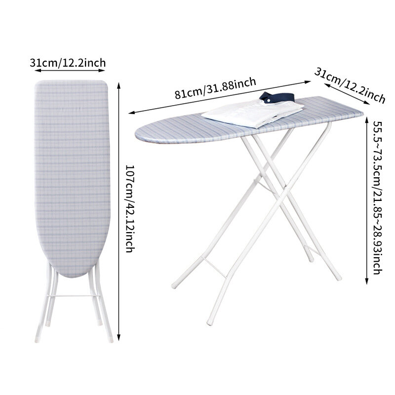 Складная напольная гладильная доска с изоляцией для дома, мобильная гладильная доска для гостиничных номеров, сверхширокая утолщенная гладильная доска