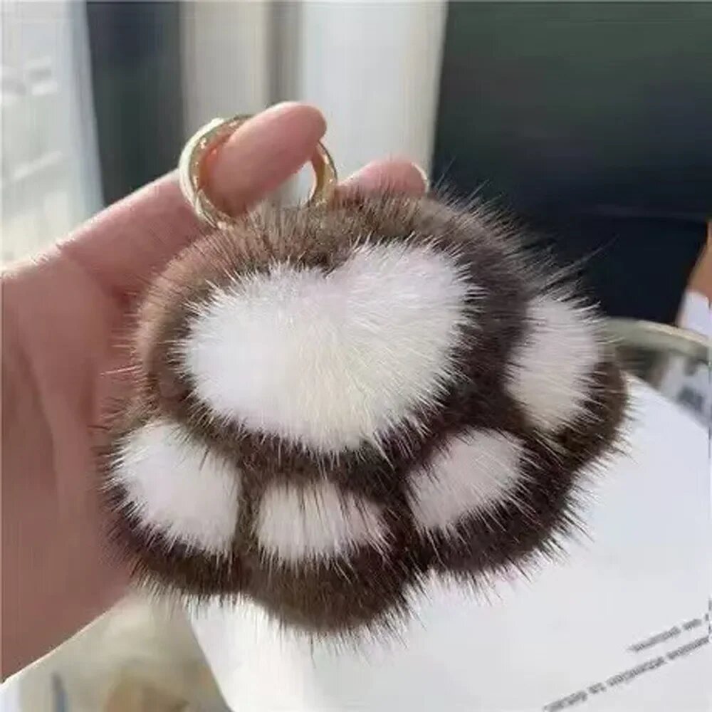 Мягкий брелок Кошачья лапа