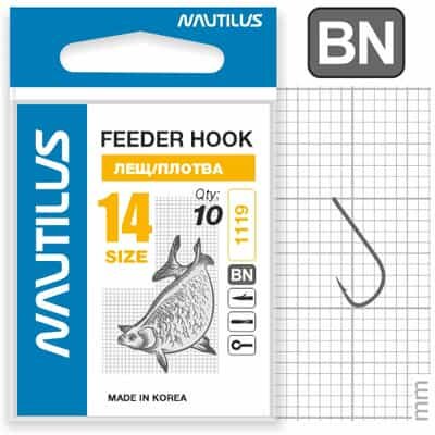 Крючок Nautilus Sting Feeder Лещ/плотва S-1119BN №14