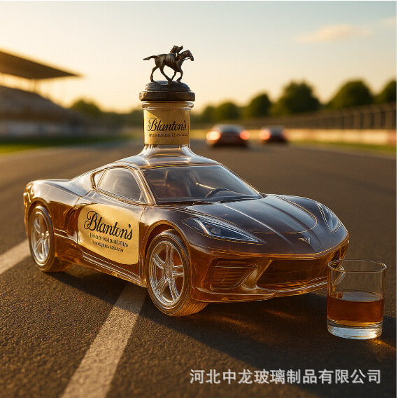 Новый декантер для виски в виде автомобиля Corvette C8, стеклянная бутылка для виски
