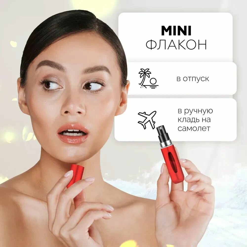 Атомайзер для духов, парфюма, антисептика флакон с распылителем 5 мл