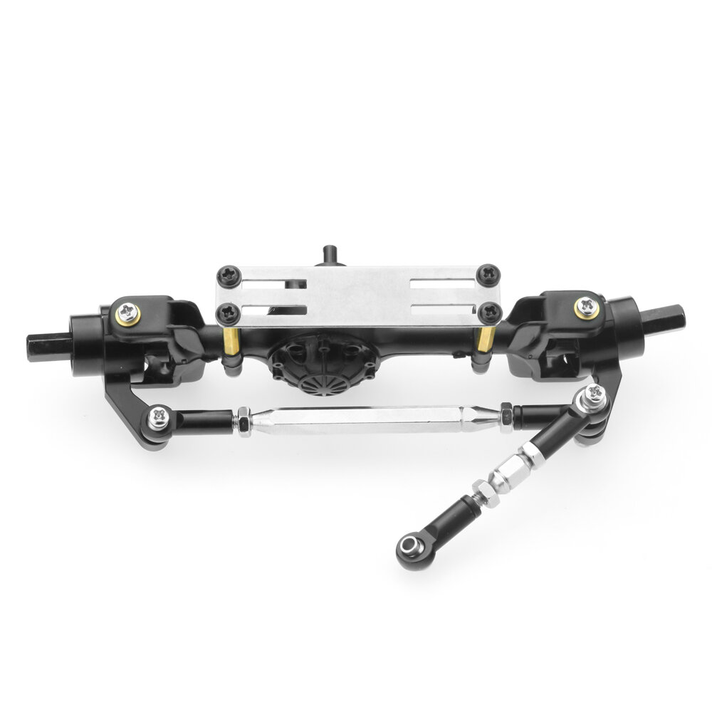 (O024J)Металлический набор кронштейнов с фиксированным креплением сервопривода для WPL B14 B16 B36 C24 C34 1/16 RC Truck Car Upgrade Parts Accessories, Titanium