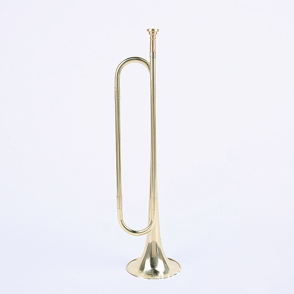 Студенческая труба из металла и хлопка золотистого цвета для инструментального исполнения в наборе