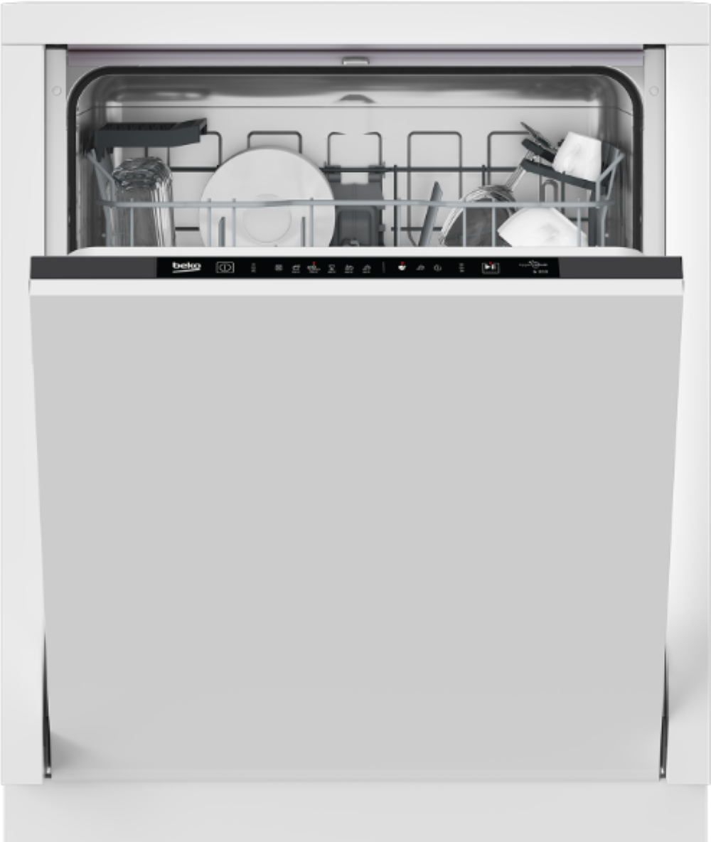 Встраиваемая посудомоечная машина BEKO BDIN16420, максимальная загрузка 14 комплектов посуды