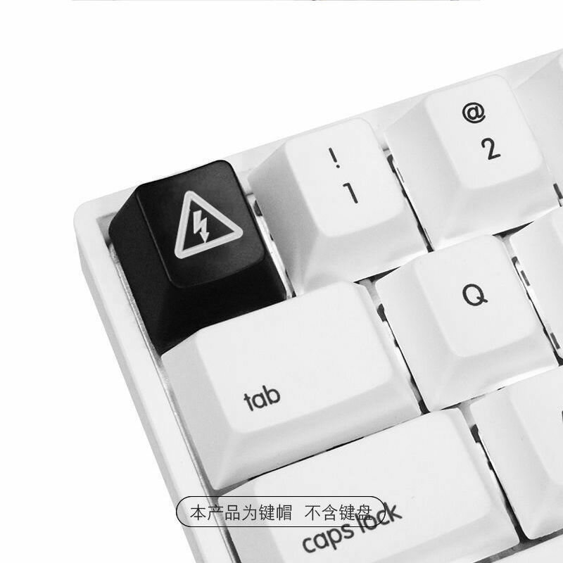 Персонализированные механические клавиши для клавиатуры, полупрозрачные красные и черные прозрачные клавиши, одиночная клавиша для клавиатуры, DIY дропшиппинг