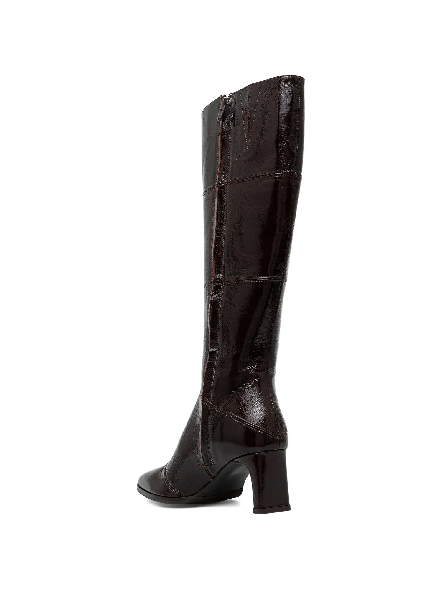 Сапоги BILLI BI Square-toe leather boots, размер 40, коричневый — фото 1