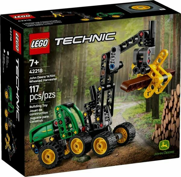Lego 42218 Technic Колёсная лесозаготовительная машина John Deere 1470H