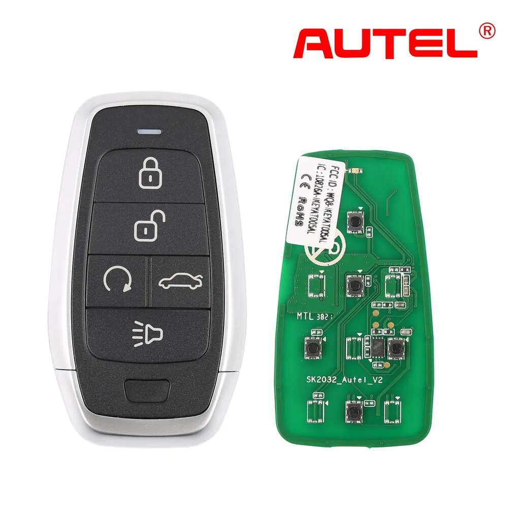 1 шт х AUTEL IKEYAT005BL AUTEL Независимый, 5 кнопок Умный универсальный ключ
