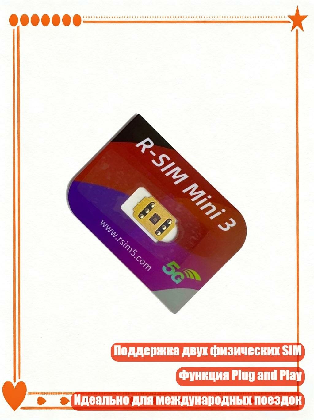 Карта разблокировки для Mini3, поддержка двух SIM-карт