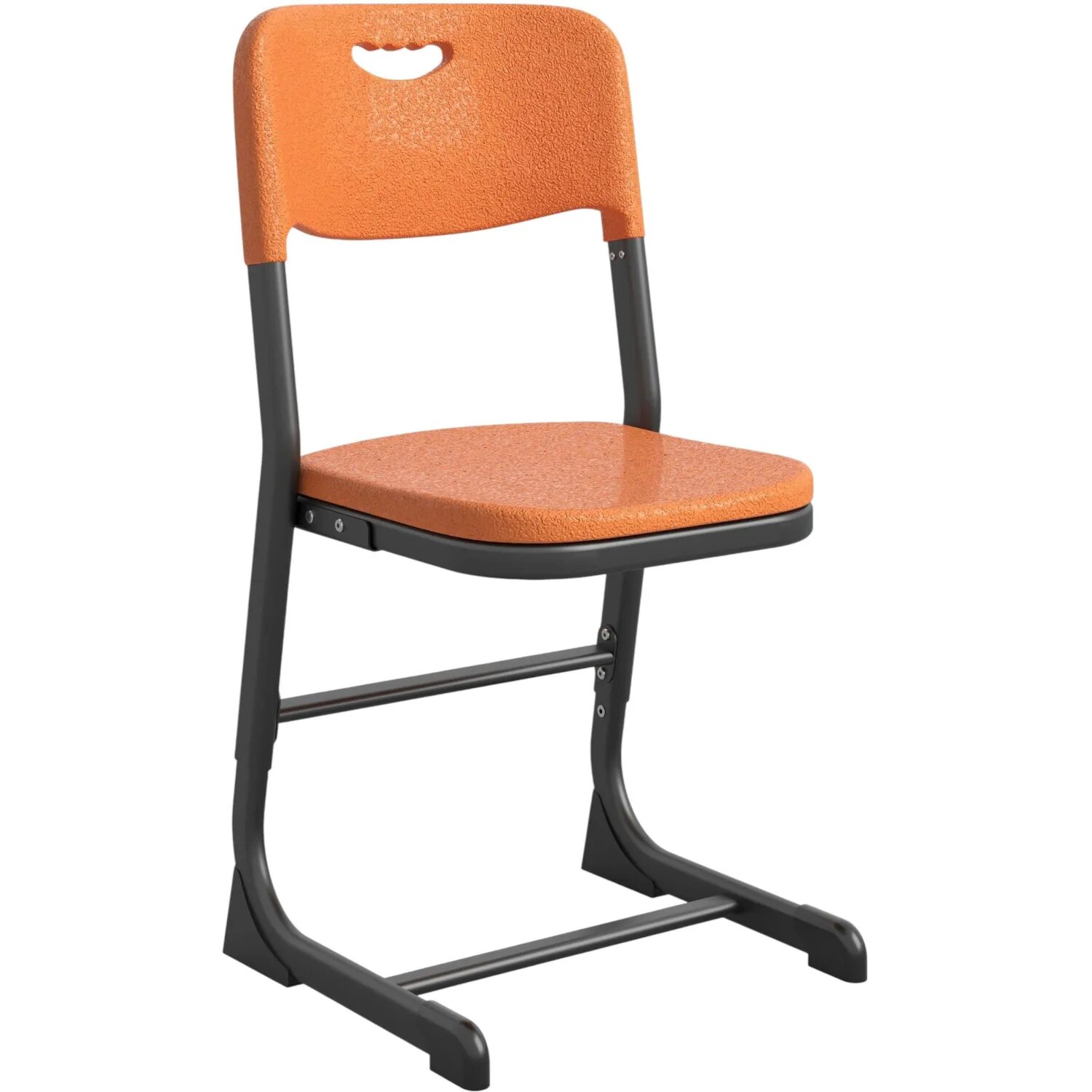 Стул ученический MET_Комус Мебель Школа 2.0.5-7 р. г. Aero оранж2003/антрацит