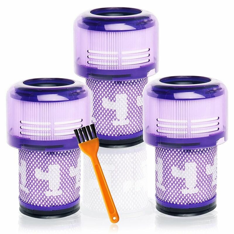 Упаковка 3 сменных фильтров для беспроводного пылесоса Dyson V12 Detect Slim