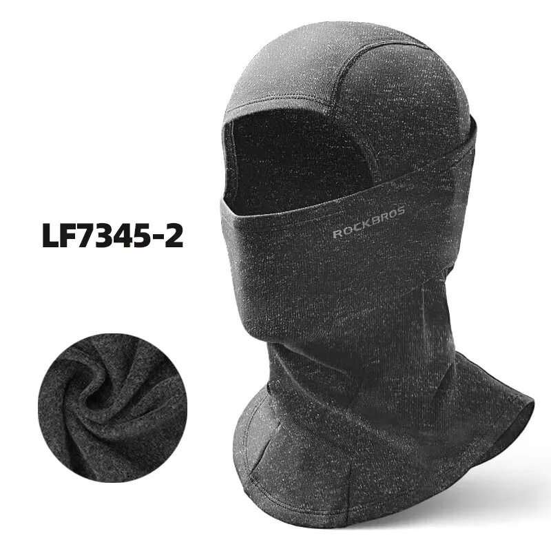 ROCKBROS Черная термомаска-балаклава LF7345-2