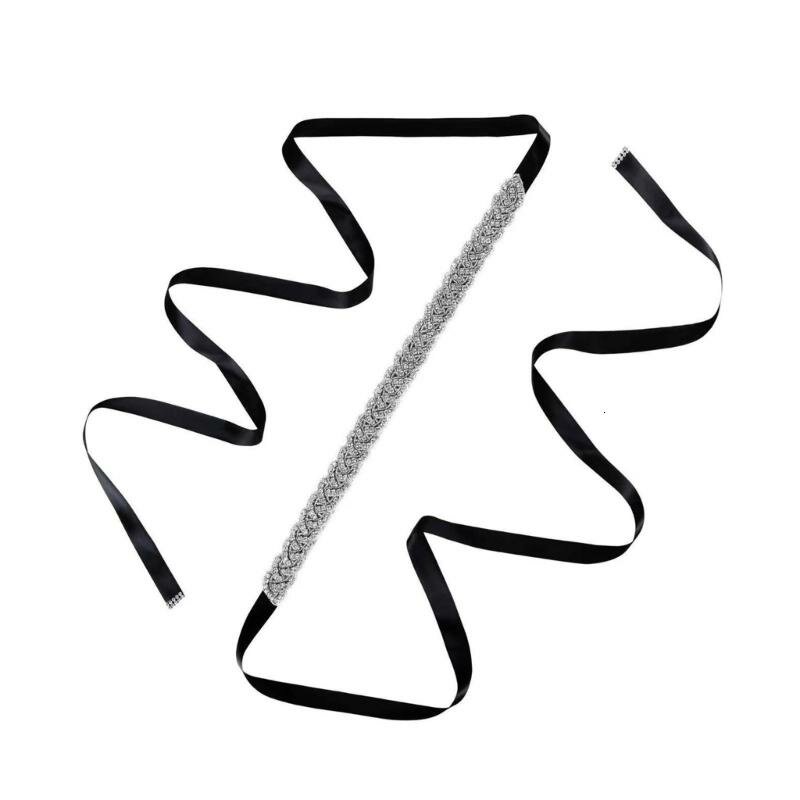 Пояса, Мать свадебное платье со стразами на талии уплотнительный Пояс-черный