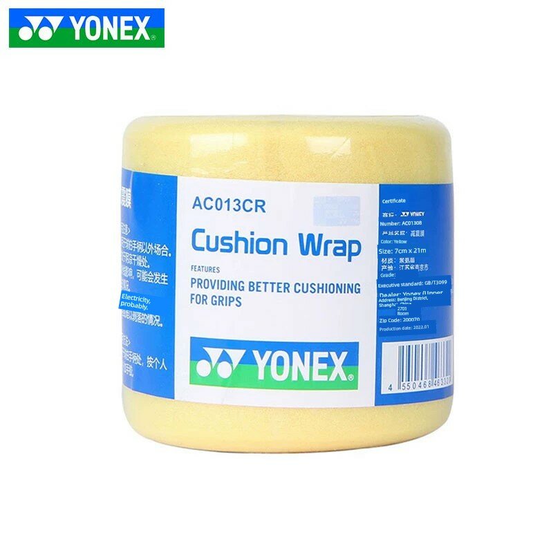 Yonex Yonex ручная резиновая ракетка для бадминтона, ручка для удочки, обертка для киля с амортизирующей пленкой yy,
