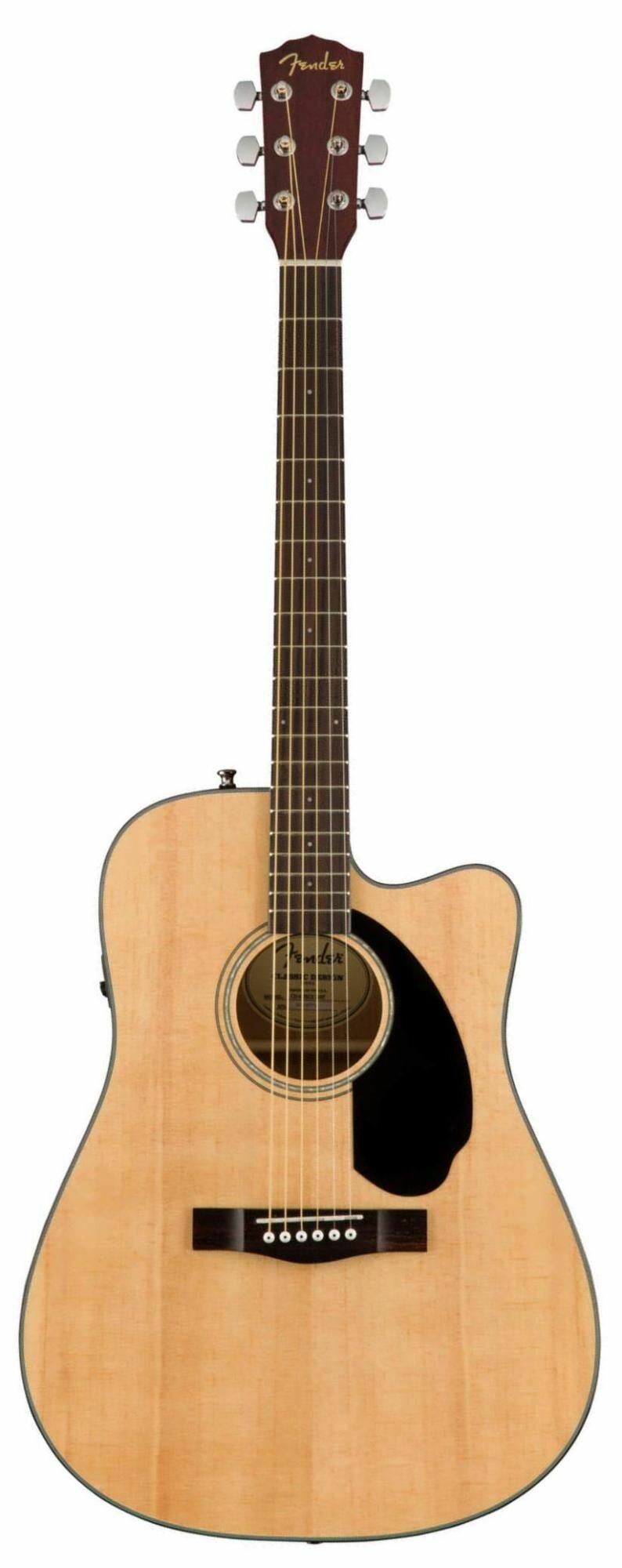 Электроакустическая гитара Fender CD-60SCE Natural
