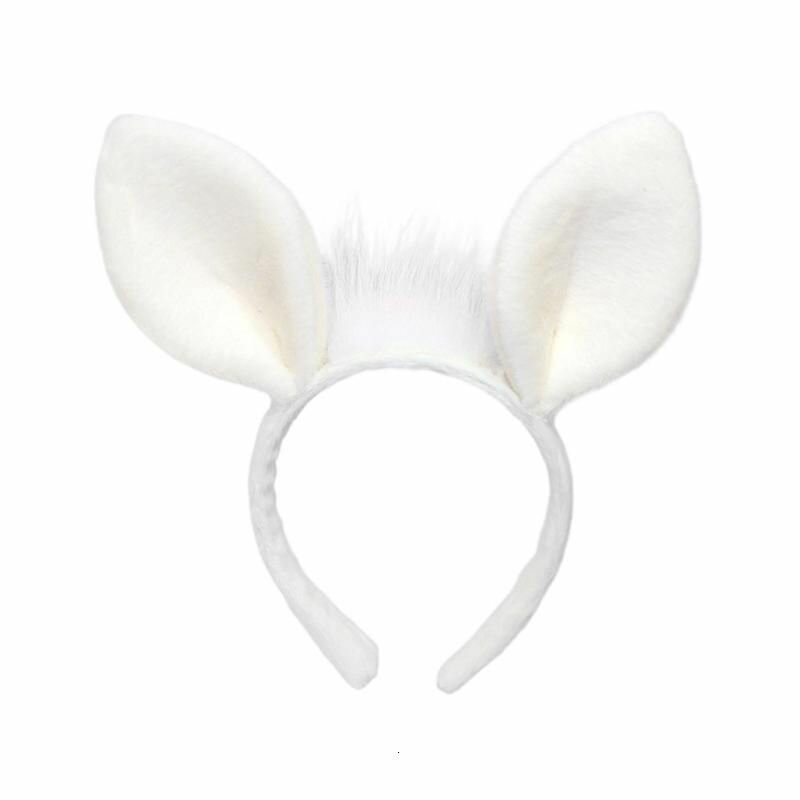 Антискользящие ушки лошади для тематических вечеринок, Белый