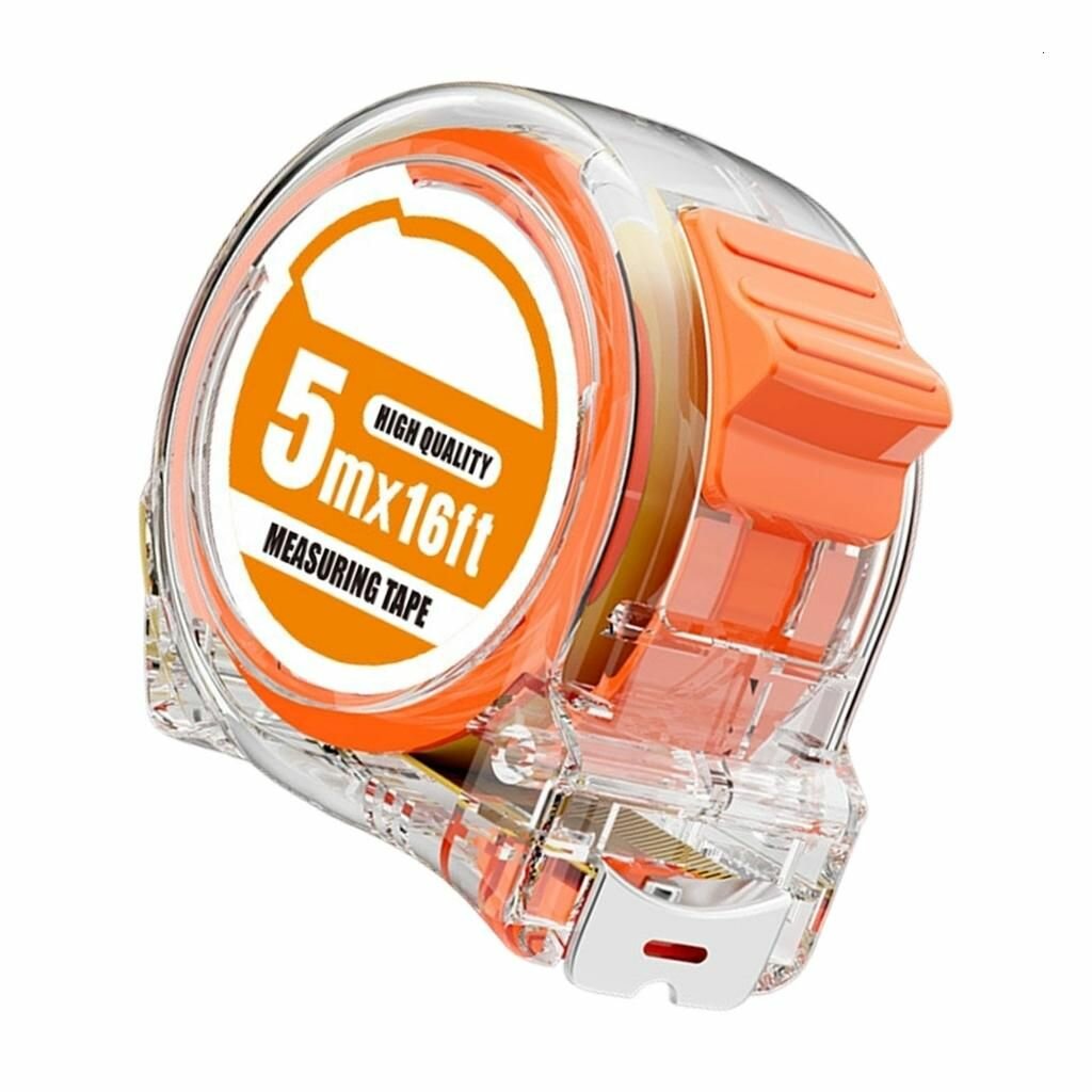 Линейка стальная 3/5/10 метров для строительства и шитья, 5 метров 25мм