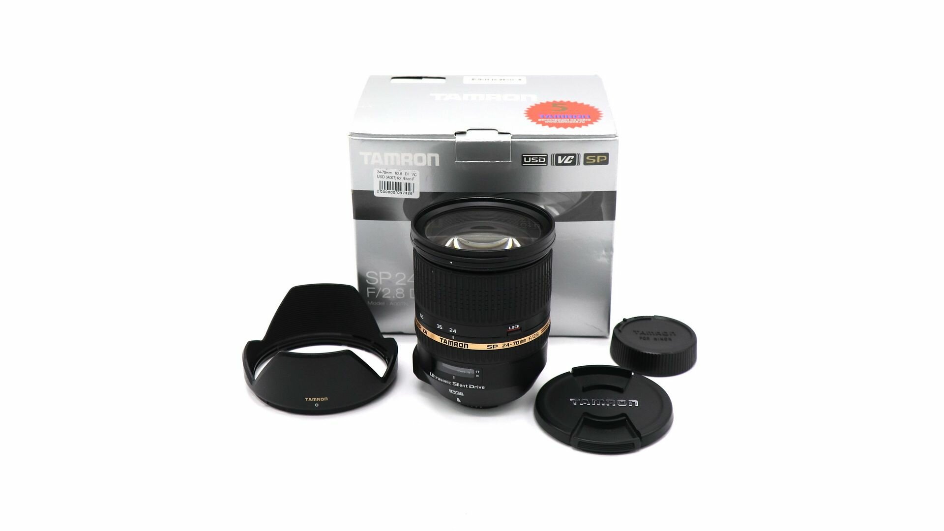 Объектив Tamron AF SP 24-70mm f/2.8 DI VC USD (A007) Canon EF