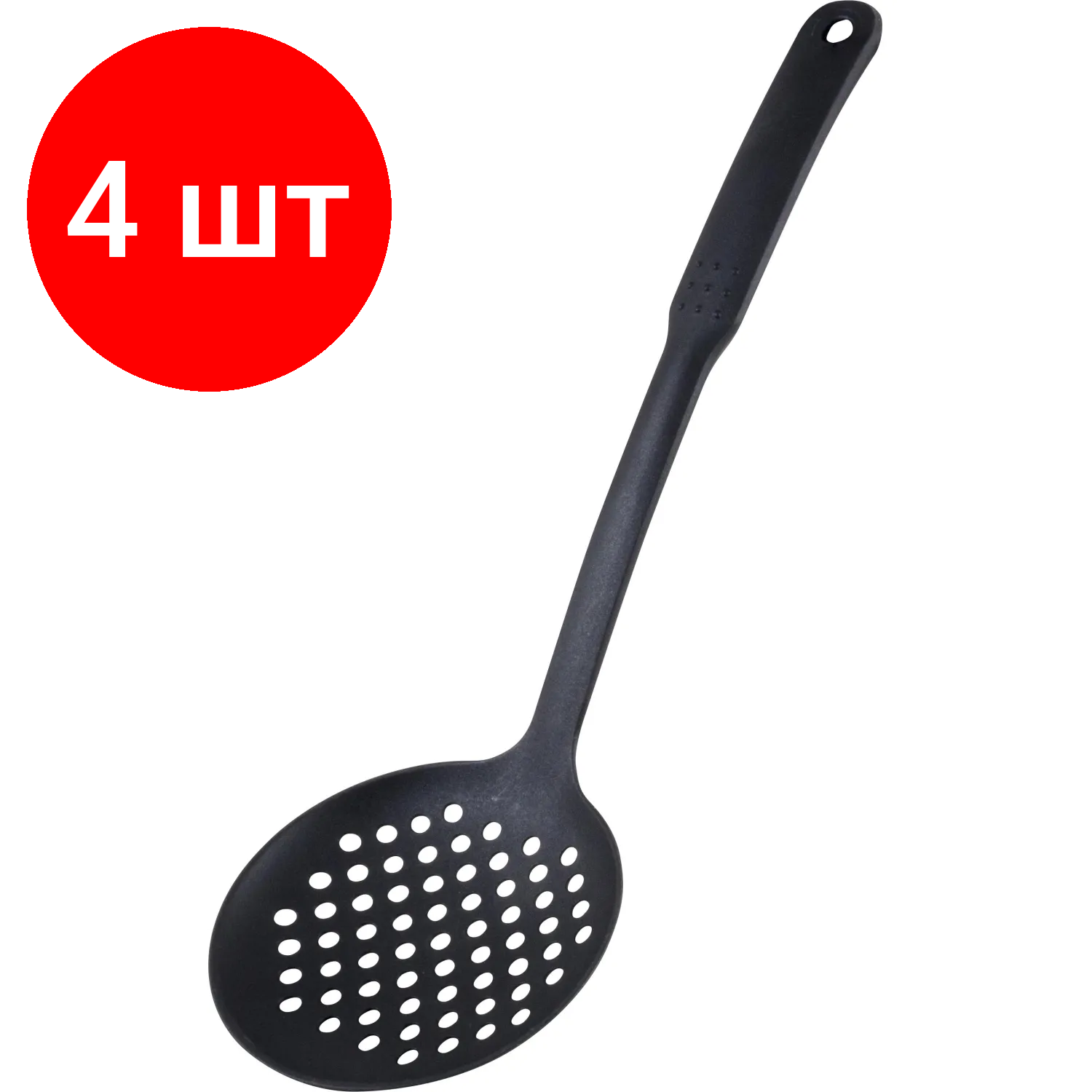 Комплект 4 штук, Шумовка (черный нейлон), CUOCO, 33х11 cм
