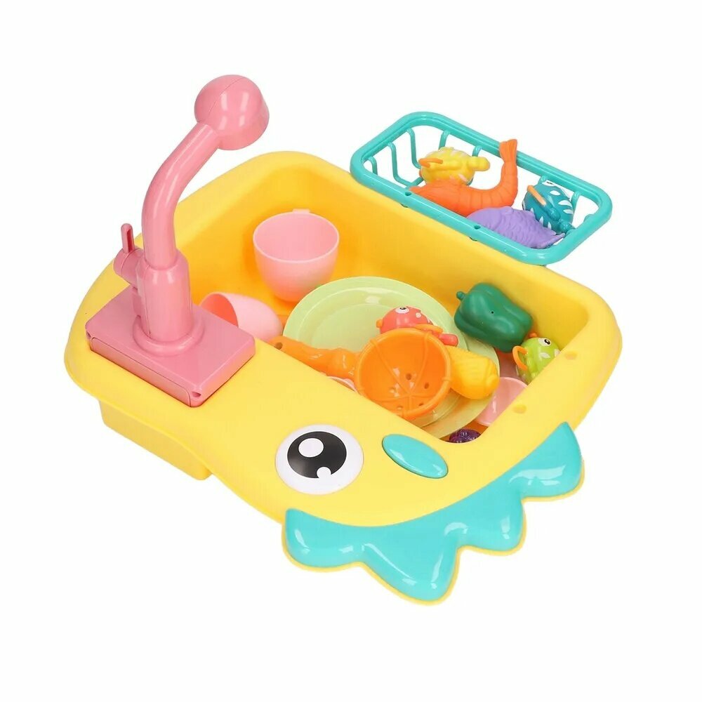 Играйте в игрушки для кухонной раковины