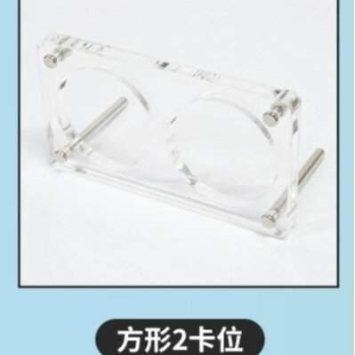 Акриловый стенд для бейджей, карточек, кирпичей, прозрачный настольный стенд для хранения, стенд для аниме и периферийных устройств