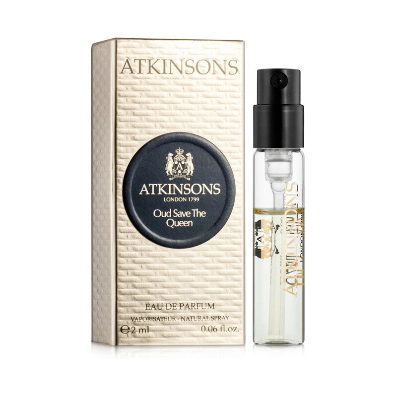 Парфюмерная вода Atkinsons Oud Save The Queen миниатюра 2 мл / Пробник духов Аткинсон Уд Сейв Зе Квин