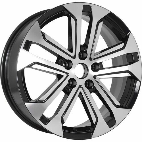 Колесный литой диск KHOMEN KHW1803 (ZV18_Kodiaq/Tiguan) R18x7 5x112 ET43 CB57.1 Black_FP