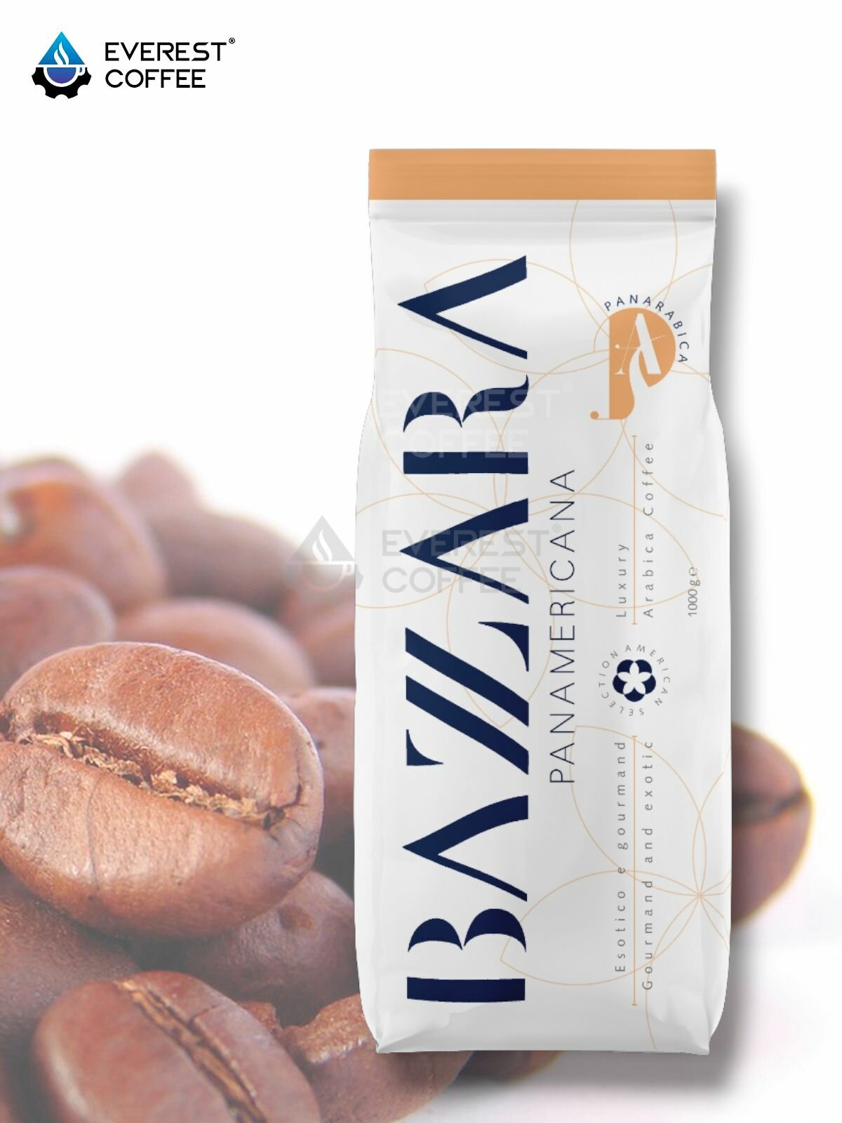 Кофе в зернах Bazzara Panamericana 1кг