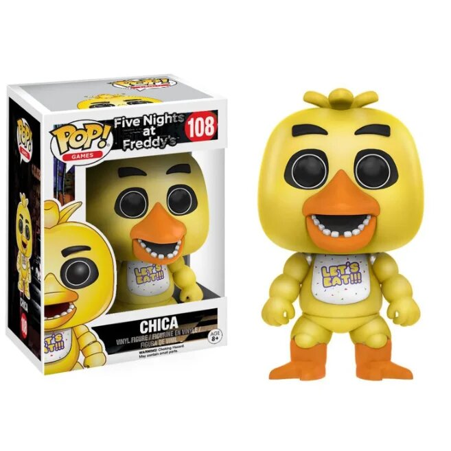 Funko POP Games Chica (108) в коробке, желтый