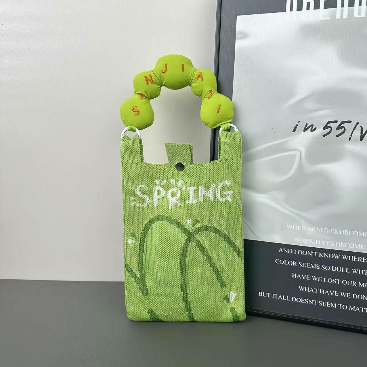 Новая сумка через плечо для женщин, вязаная монетница, модная и универсальная, стильная сумка через плечо для поездок и покупок