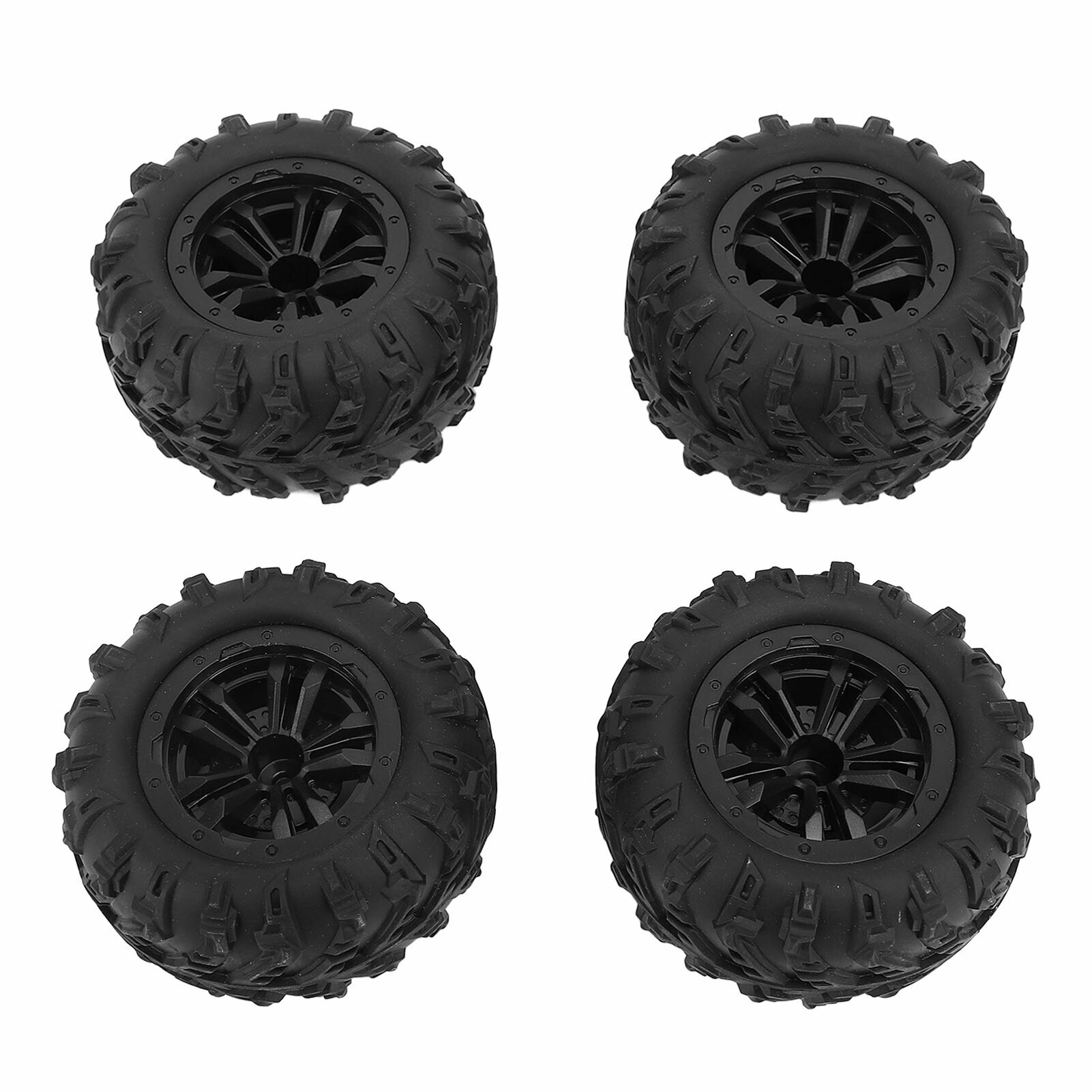 4pcs Replacement Left Right Wheels Upgrade Parts Rubber for WLTOYS 144001 144002 SCY16101 SCY16102 MJX H16H H16E